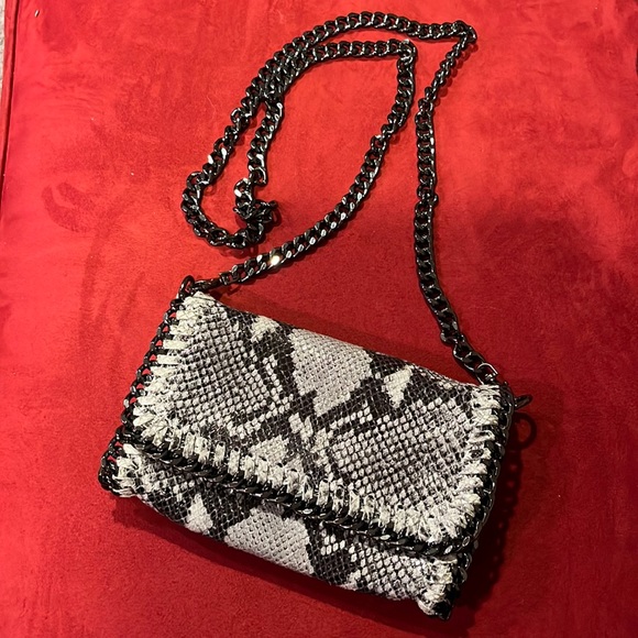 Borse in Pelle | Bags | Borse In Pelle Italian Leather Exotic Snake Embossed Pattern Crossbody ...